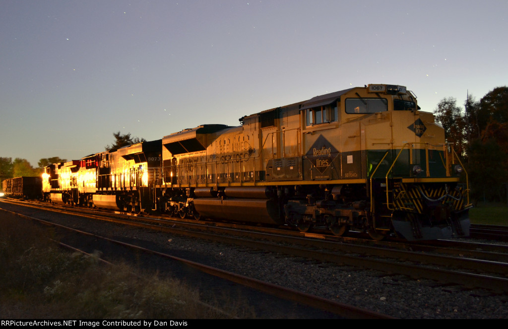 NS SD70ACe 1067 "Reading Heritage" future 507 power
